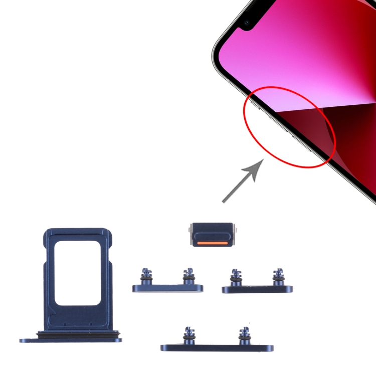 SIM Card Tray + SIM Card Tray + Side Keys for iPhone 13 - PhoneXperts ...